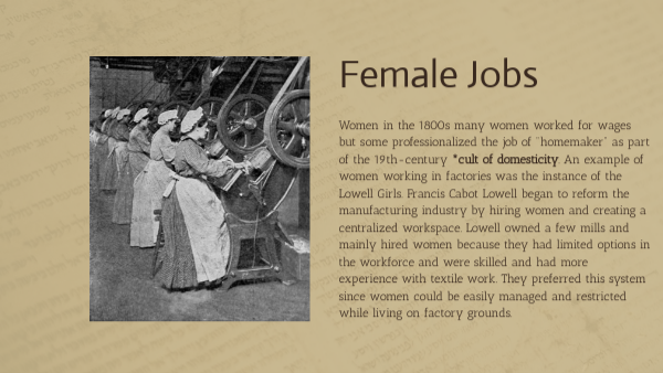 Female Jobs