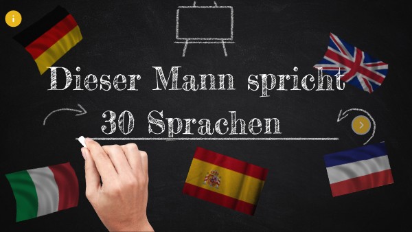Dieser Mann spricht 30 Sprachen