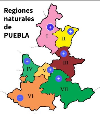Regiones naturales de Puebla