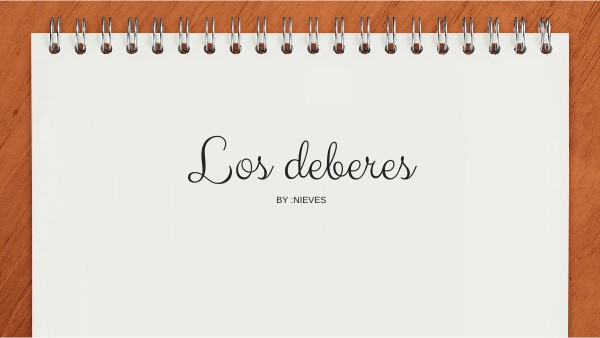 Los deberes