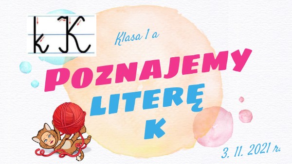 Litera k K