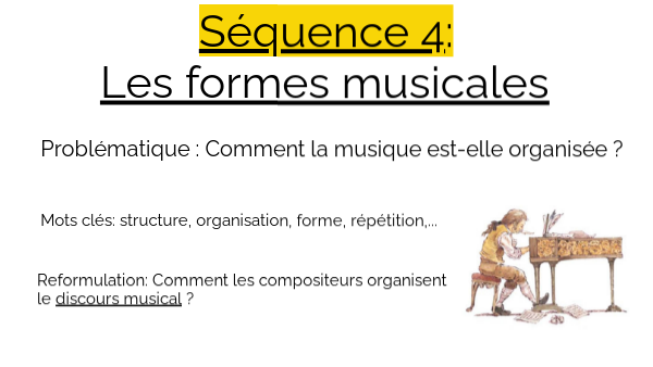 les formes musicales