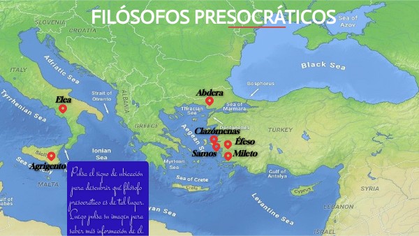 FILÓSOFOS PRESOCRÁTICOS