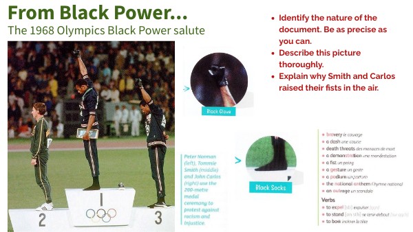 1968 Olympics Black Power Poster