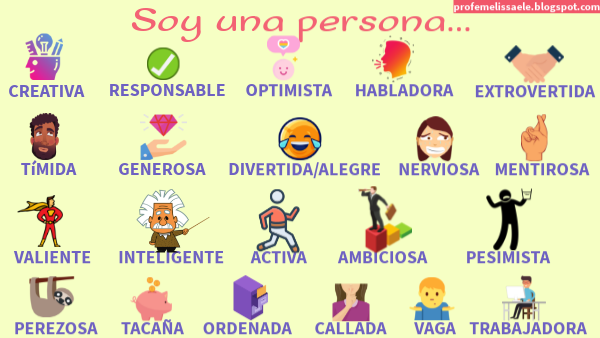 Adjetivos de personalidad