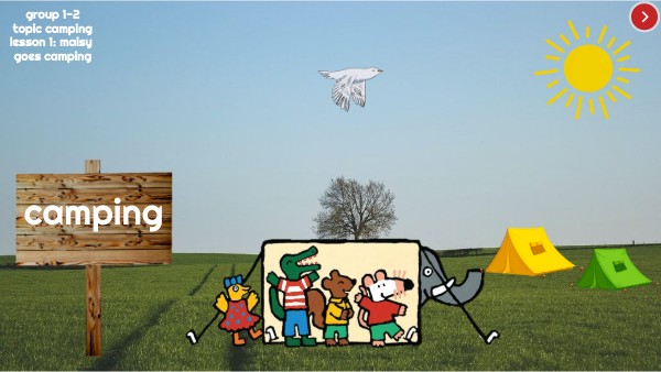 Group 1-2 Topic Camping lesson 1: Maisy goes camping