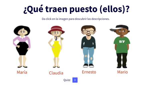 ¿Qué traen puesto?