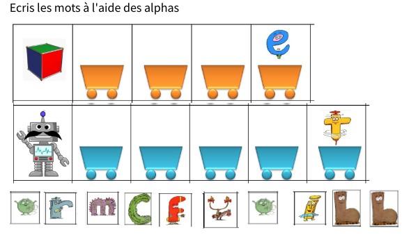 P5 - GS alphas encodage 3 ou 4 phonèmes