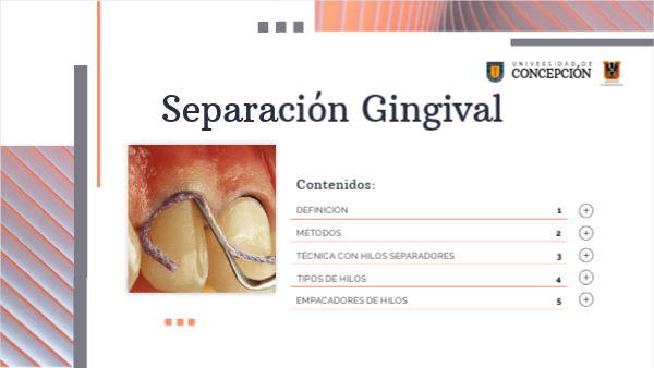 Separación gingival