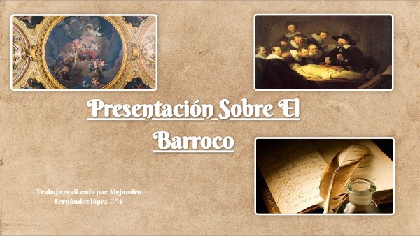 Presentación barroco
