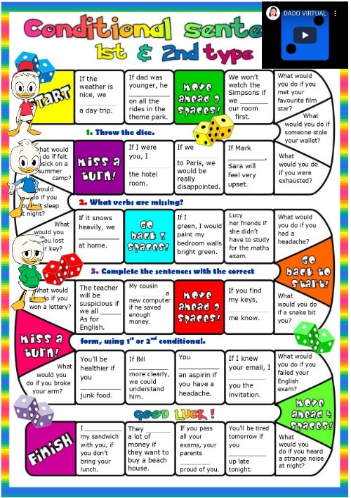 FIRST-SECOND CONDITIONAL GAME