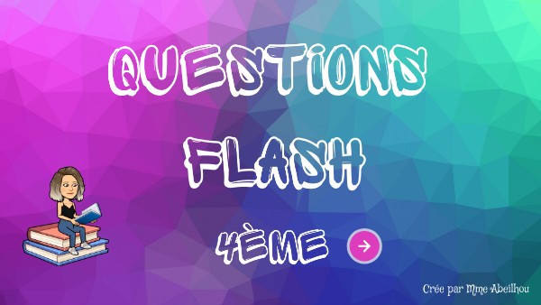 Questions flash 4e