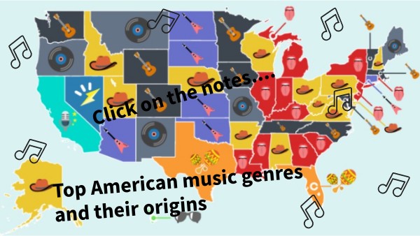 top American music genres and their origins