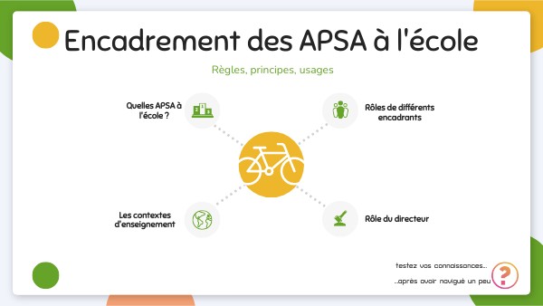 APSA avec natation à l'école
