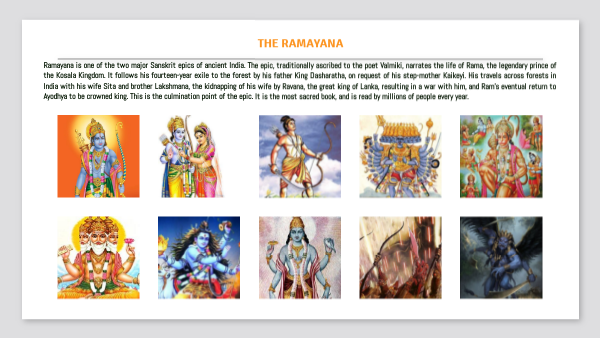 The Ramayana / Characters