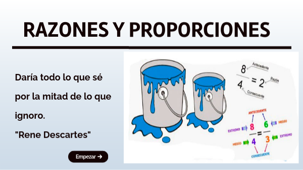 RAZONES Y PROPORCIONES"GRADO NOVENO"