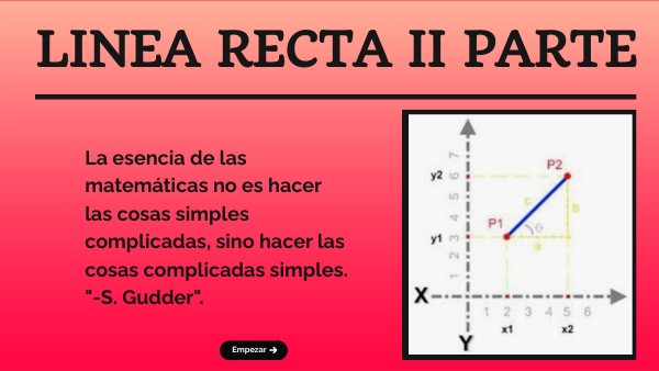 LINEA RECTA II PARTE