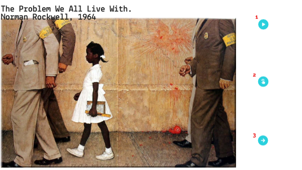 Ruby Bridges - The Problem we all live with, Norman Rockwell