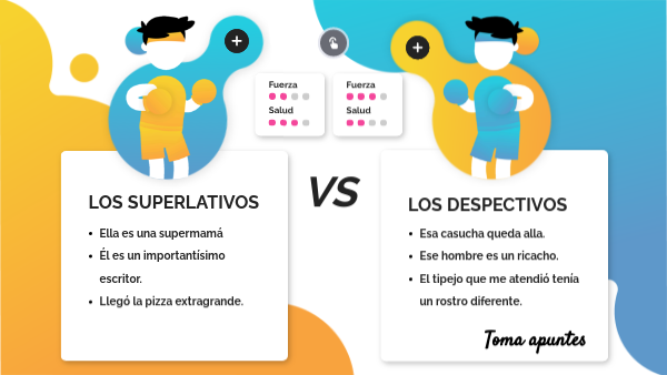 Superlativos y despectivos 5°