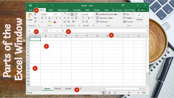 Parts of Excel