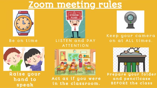 Zoom Meeting Rules