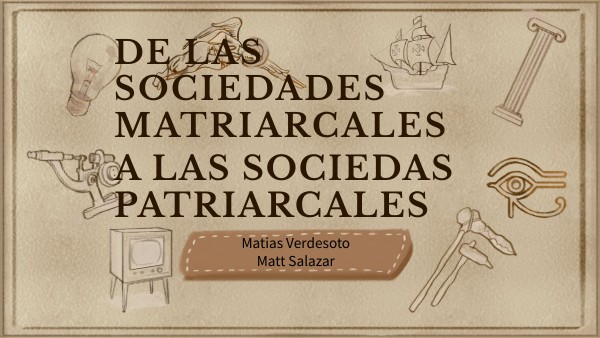 Sociedades matriarcales