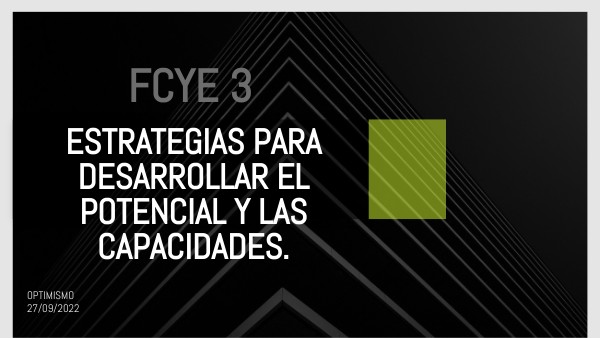 Estrategias para desarrollar el potencial y las capacidades. Estrategias para desarrollar el potencial y las capacidades.