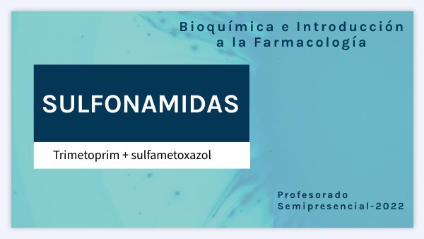SULFONAMIDAS - SULFAMETOXAZOL Y TRIMETOPRIM