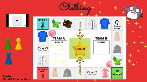 CLOTHES BOARDGAME