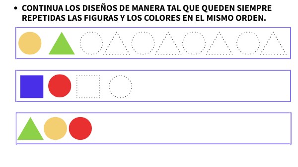 Serie de figuras geométricas.