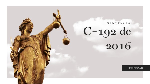 Sentencia C 192 de 2016