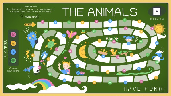 THE ANIMALS BOARDGAME