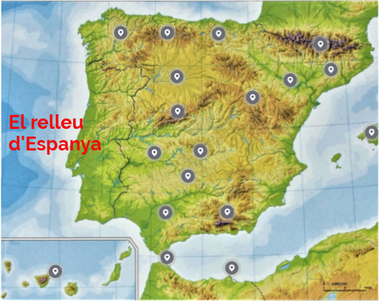 Unitats de relleu d'Espanya