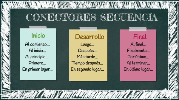 conectores secuencia