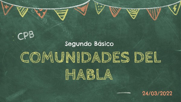 Comunidades del habla