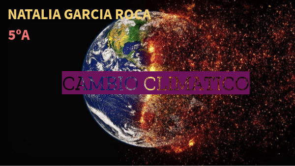 Cambio climático