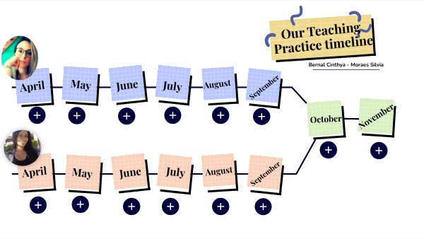 Teaching Practice timeline