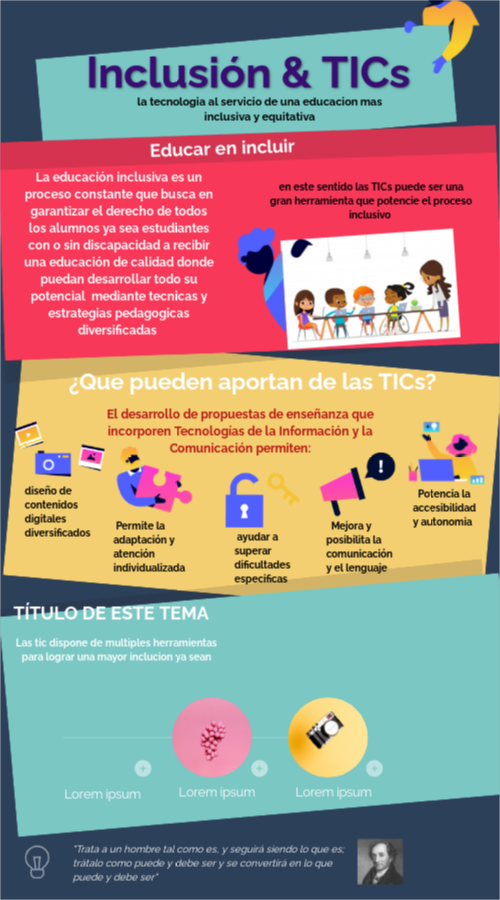 inclusión y tics