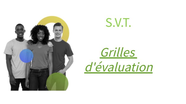 Grilles d'évaluation SVT