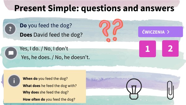 Present Simple Questions And Answers