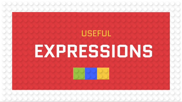 Useful Expressions