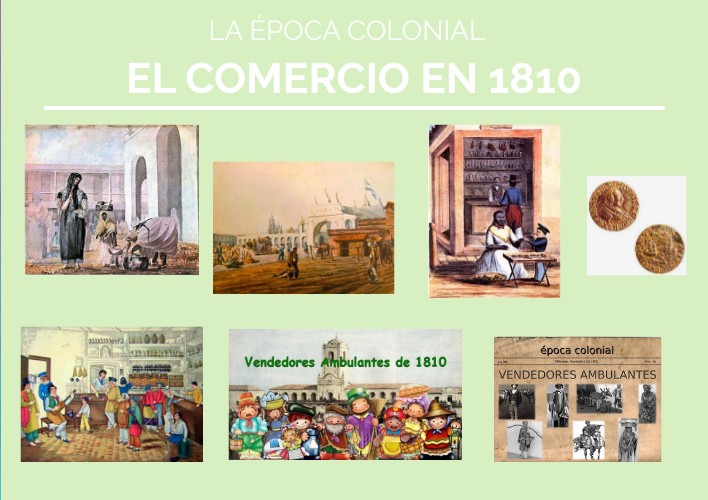 COMERCIO EN LA ÉPOCA COLONIAL