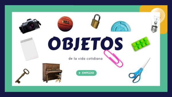 OBJETOS DE LA VIDA COTIDIANA - MATERIALES