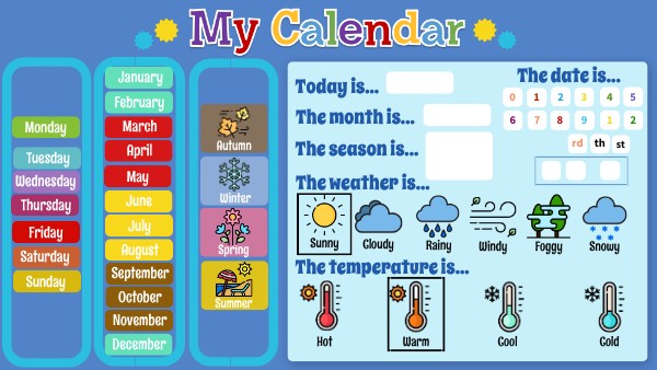 My Calendar by alvar15 on Genially