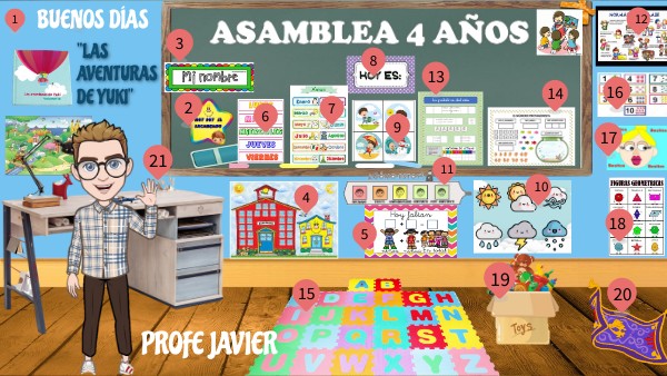 ASAMBLEA INFANTIL 4 AÑOS PROFE JAVIER