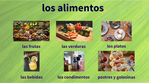 los alimentos