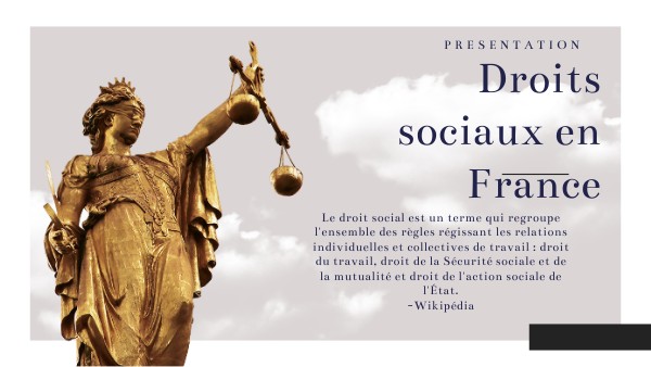 Les Droits Sociaux En France