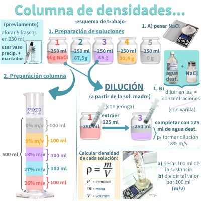 Esquema columna densidades
