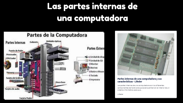 Partes Internas De La Computadora Y Sus Funciones
