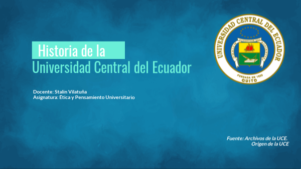 Historia de la UCE